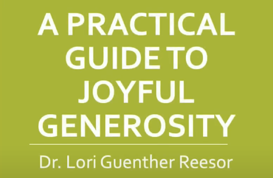 A Practical Guide to Joyful Generosity - The Presbyterian Church in Canada