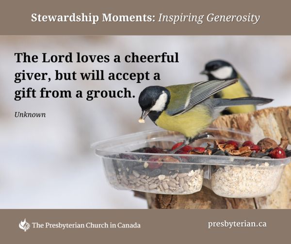Stewardship Moments
